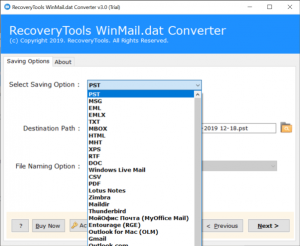 Import Winmail.dat File (TNEF) to Several Email Clients and Cloud ...